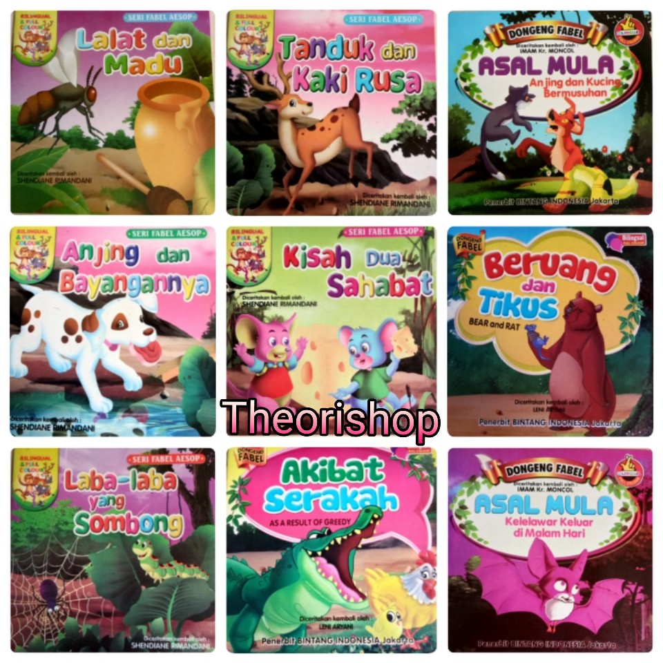 Jual Buku Cerita Anak Bergambar Seri Dongeng Fabel Full Colour / Buku ... Jual Buku Cerita Anak Bergambar Seri Dongeng Fabel Full Colour / Buku ...