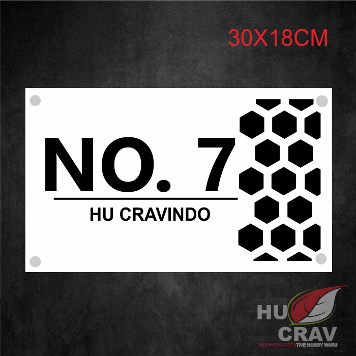Jual NOMOR RUMAH | No rumah acrylic akrilik type aesthetic minimalis ...