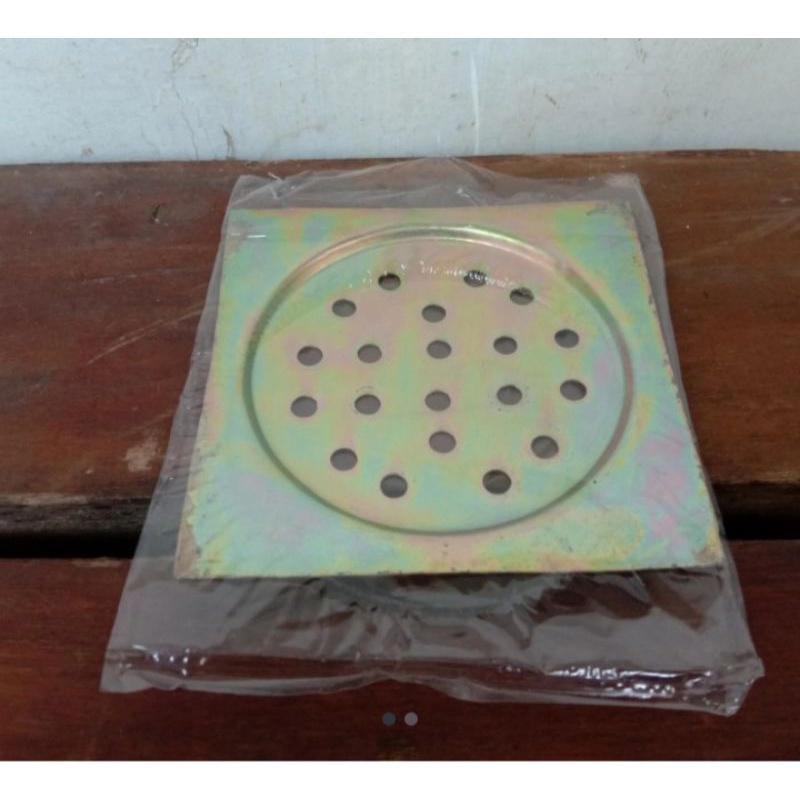 Jual Saringan kamar mandi model rata / saringan plat besi / floor drain ...