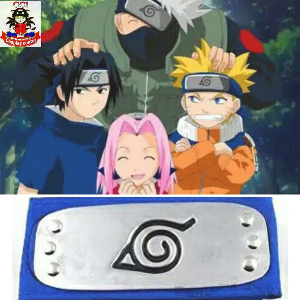 Jual [Bisa COD] HEADBAND ANIME NARUTO BIRU (Ikat Kepala Naruto ...