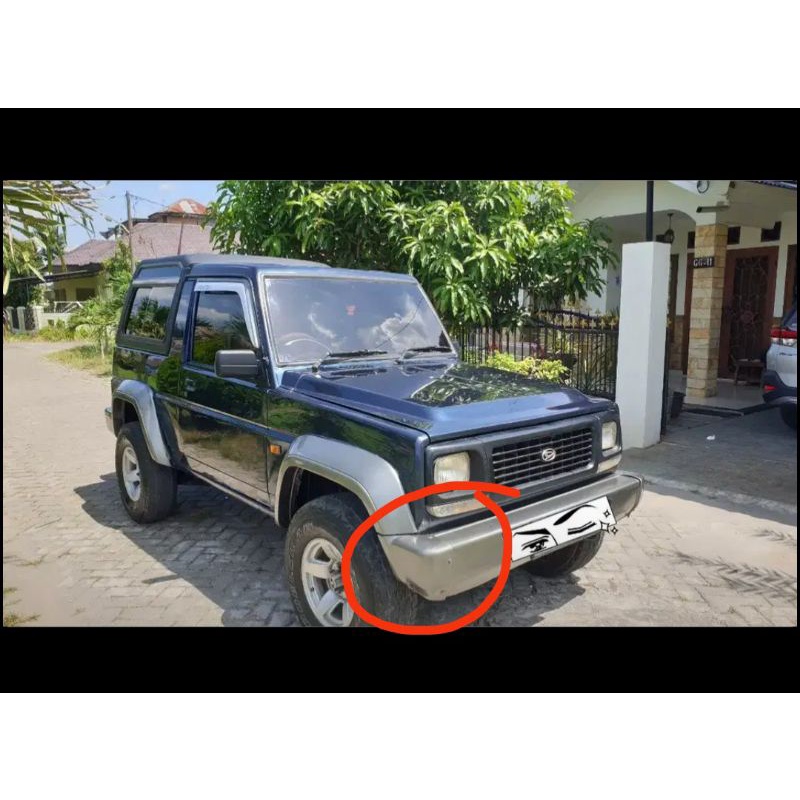 Jual Kuping bemper Plastik 2bh Taft Rocky Independent, Feroza G2 tanduk depan bumper | Shopee ...