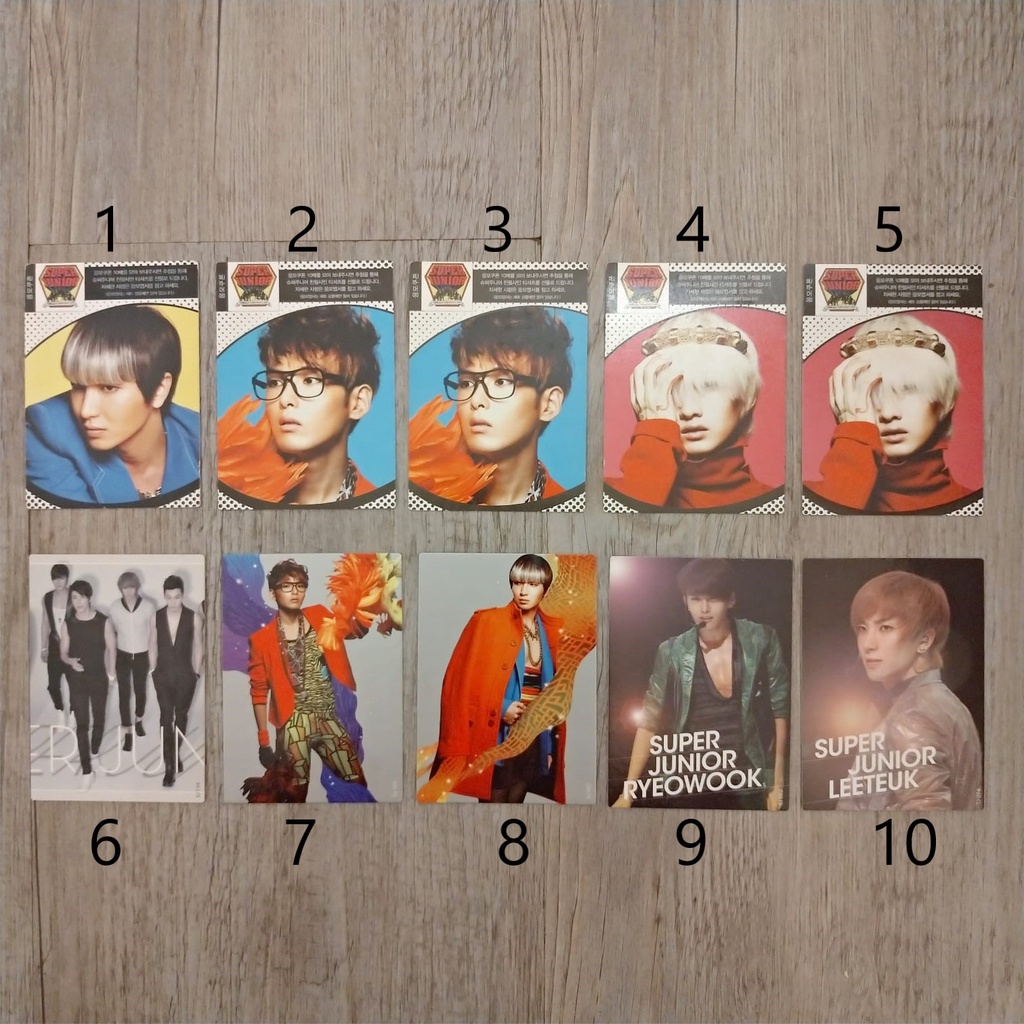 Jual PC Photocard SJ SUJU STAR COLLECTION CARD SUPER JUNIOR Leeteuk ...