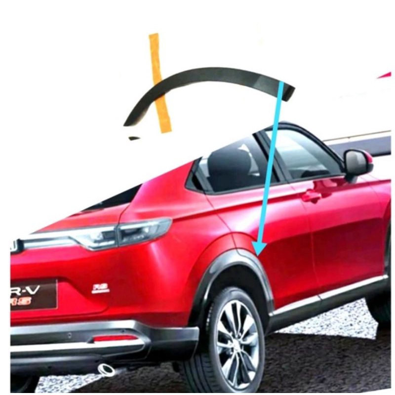 Jual spoiler garnish pintu honda hrv 2022 harga satuan original ready ...