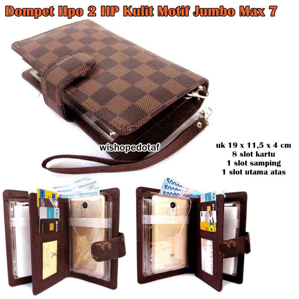 Jual Dompet Hp Alexia Max Double Premium Jumbo Catur | Shopee Indonesia