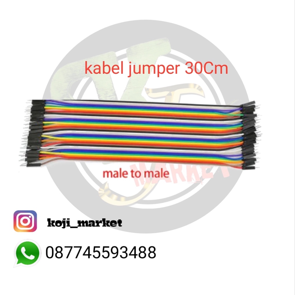 Jual Module Arduino Kabel jumper MALE to MALE | Shopee Indonesia
