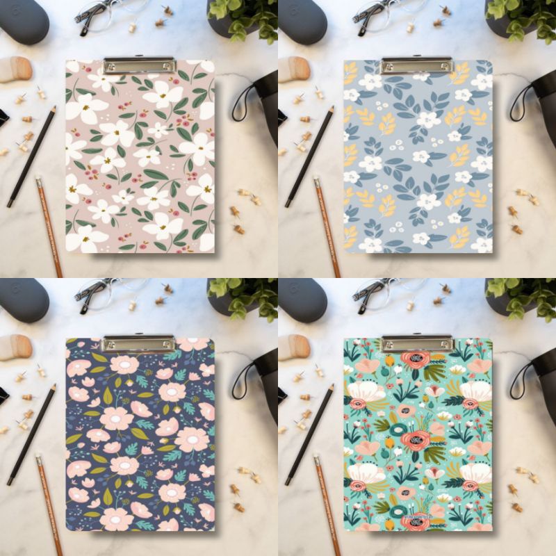 Jual Papan ujian papan dada papan jalan alas ujian motif aesthetic ...