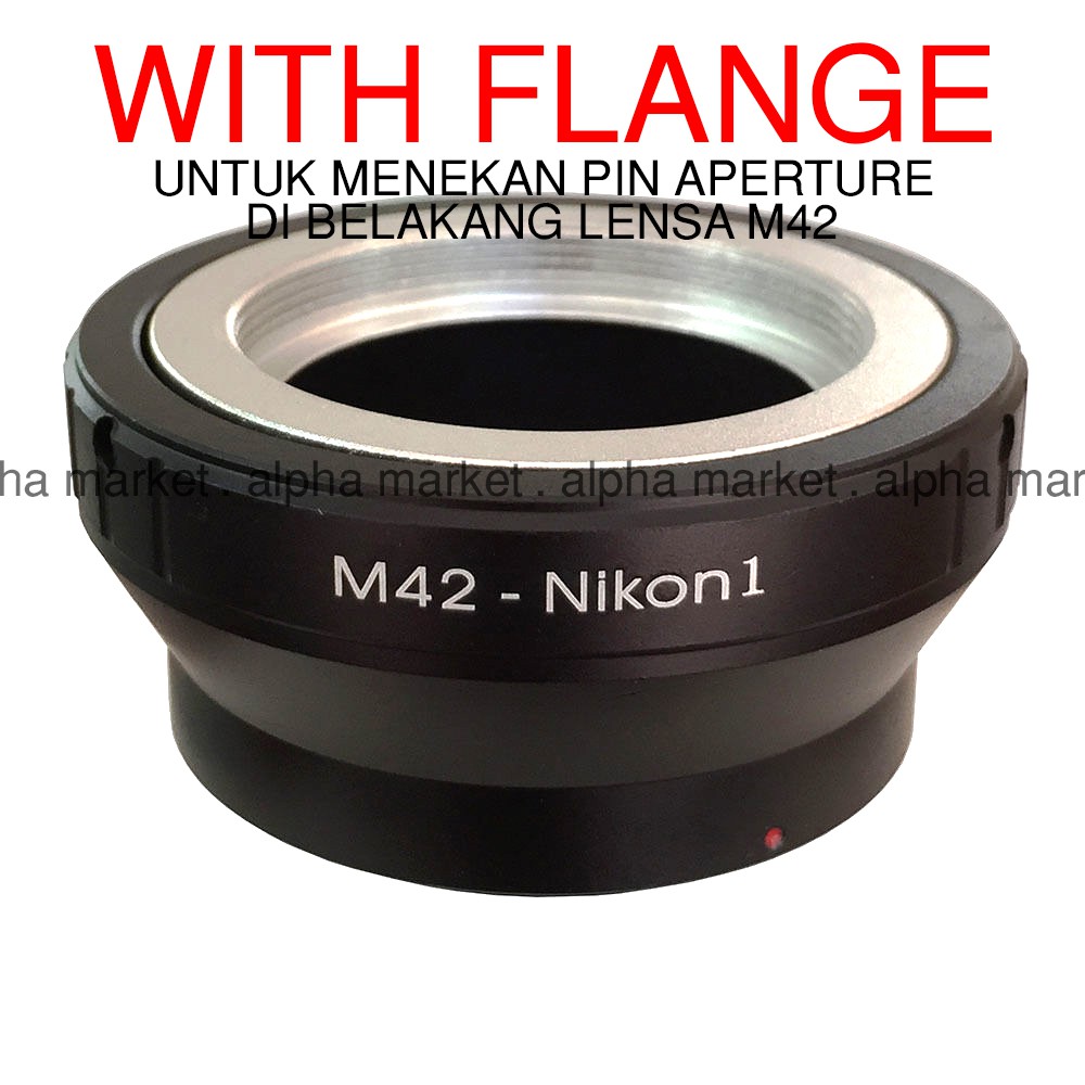 Jual Adapter Adaptor Converter Lensa Manual M42 to ke Kamera Nikon 1 ...