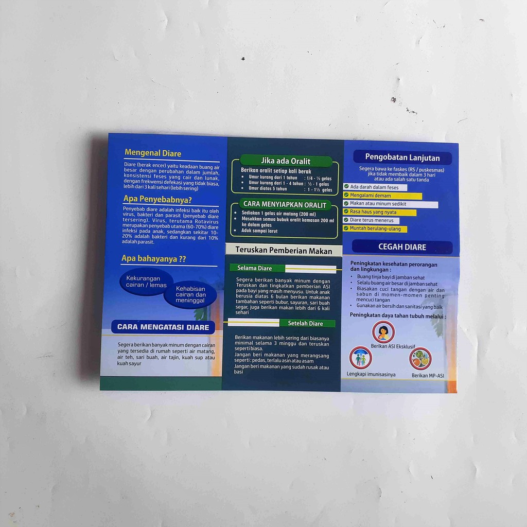 Jual Leaflet / Brosur Pneumonia dan Diare, Leaflet Pneumonia, Leaflet ...