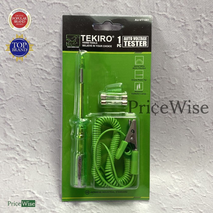 Jual Test Pen DC Tekiro / Tespen DC / Auto Voltage Tester | Shopee ...