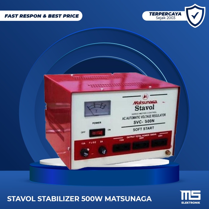 Jual STAVOL STABILIZER 500W MATSUNAGA | Shopee Indonesia