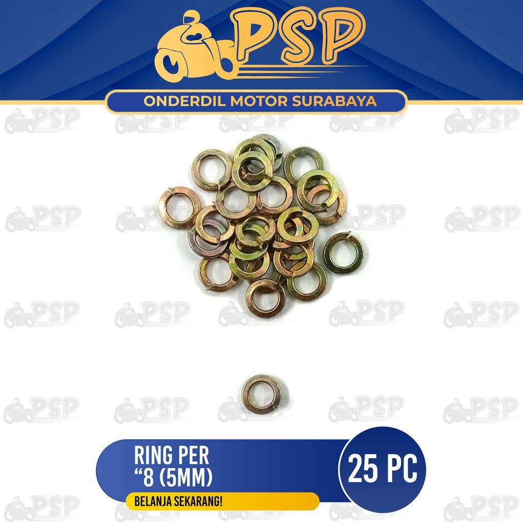 Jual Ring Per "8 (5mm) Per Pak Isi 25 PC - Reng Pir Peer Plat Plate ...