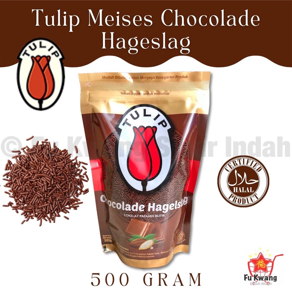 Jual Tulip Meises / Meses / Chocolade Hagelslag / Cokelat Meses 500 ...