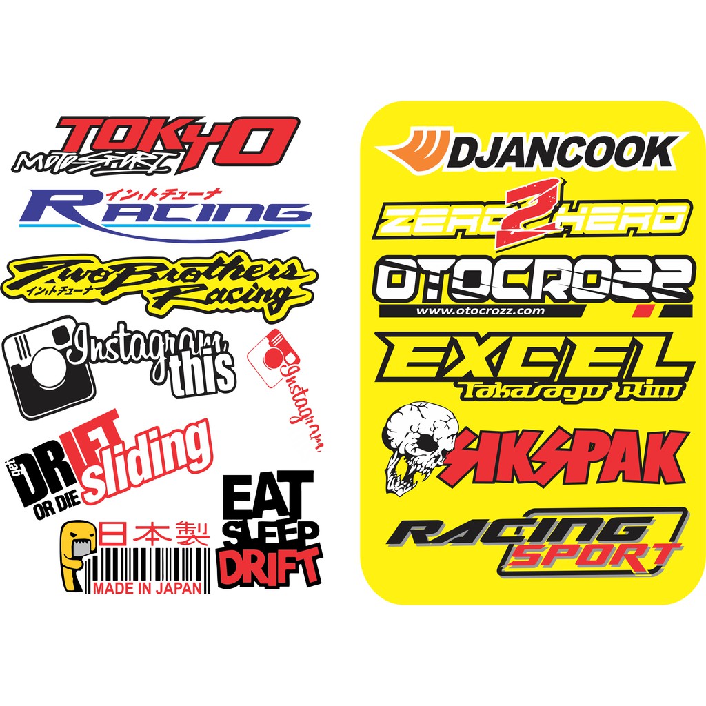 Jual Stiker racing murah | Shopee Indonesia