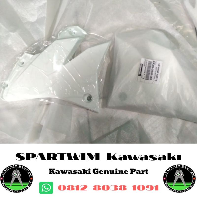 Jual Shroud sayap kecil tanki tangki tengki putih polos D-Tracker 150 ...