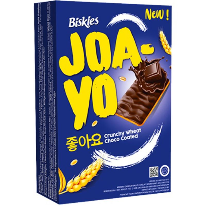 Jual Biskies joa yo crackers gandum salut coklat || Biskuit Gandum ...