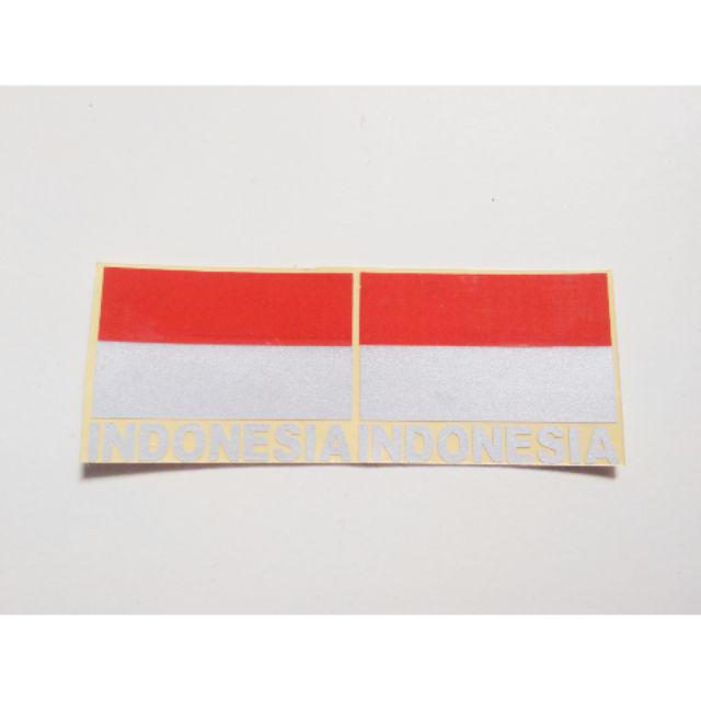 Jual Sticker bendera merah putih sticker bendera Indonesia kecil ...