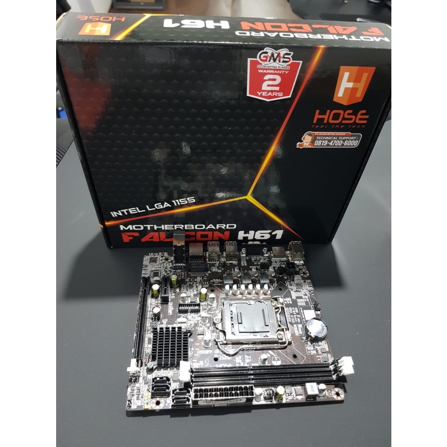 Jual MOTHERBOARD HOSE H61 LGA 1155 | Shopee Indonesia