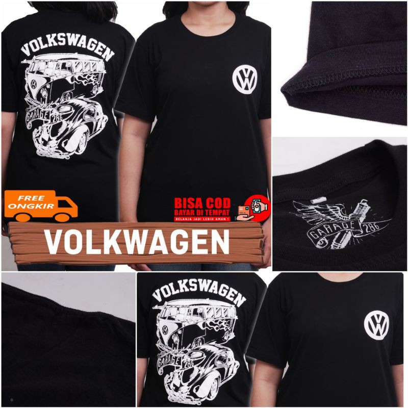 Jual Kaos Pria Distro Desain Mobil Volkswagen Baju VW Indonesia Kaos VW ...