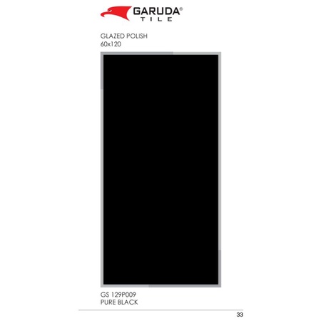 Jual Granite garuda tile 60x120 Pure black P009 | Shopee Indonesia