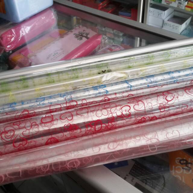 Jual OPP MOTIF KACA TEBAL PLASTIK BUNGKUS PARCEL BONEKA KADO BUNGA ...
