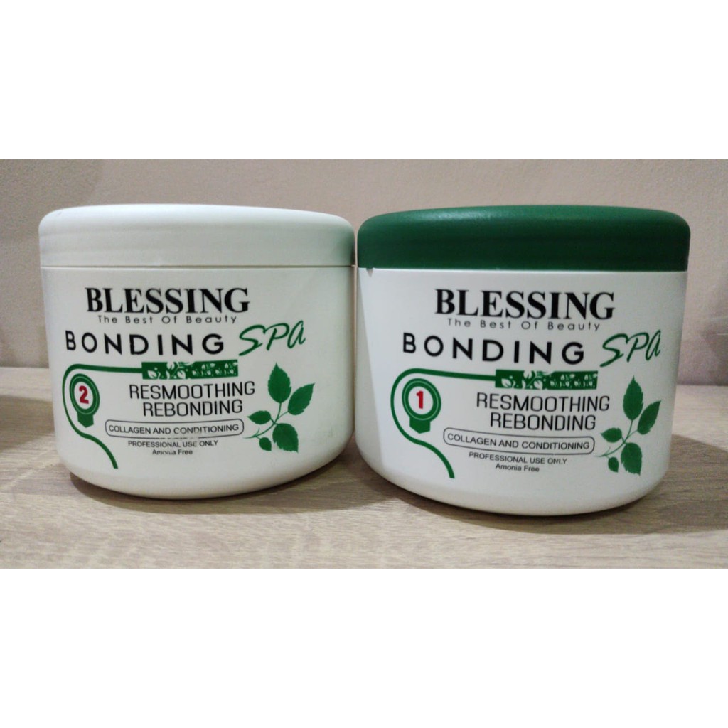 Jual BLESSING Hair Bonding Spa Resmoothing Rebonding Step 1 / Step 2 ...