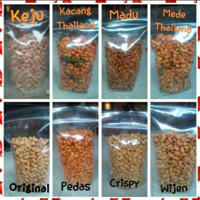 Jual Cemilan kacang tanah aneka rasa 500gram | Shopee Indonesia