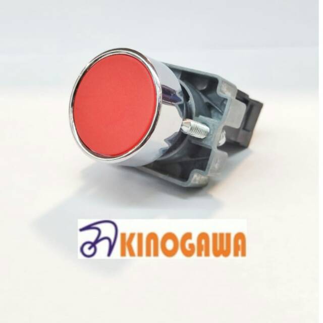 Jual Push Button 22mm LAY5 Merah Membal - Tombol Stop OFF 22mm Model ...