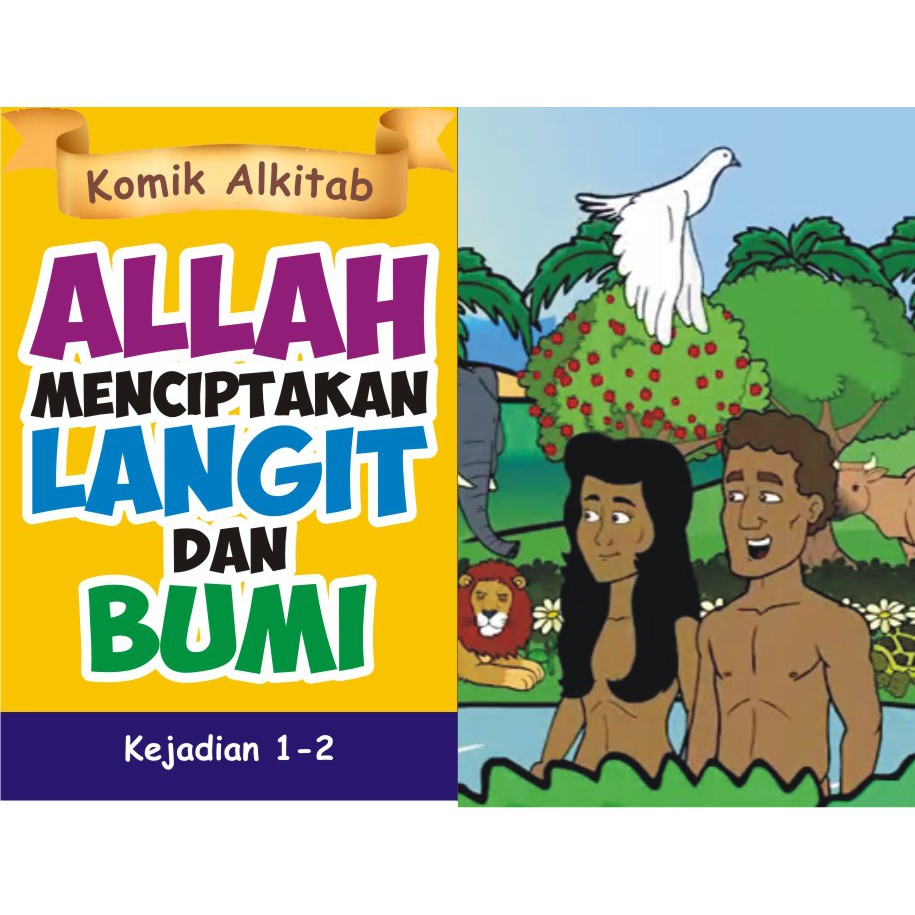 Jual Buku komik Cerita Alkitab Anak Sekolah Minggu - ALLAH MENCIPTAKAN ...