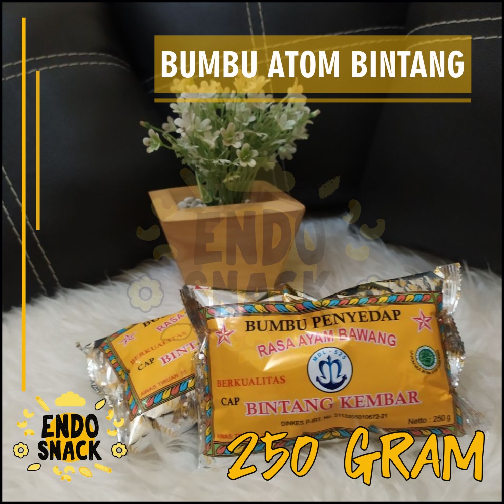Jual 250 Gr Bumbu ATOM BINTANG MDL-525 Bumbu Penyedap Rasa Ayam Bawang ...