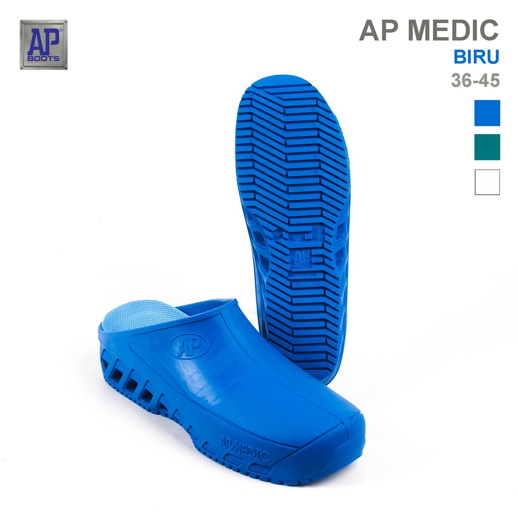 Jual AP Boots AP MEDIC Biru - Sepatu Medis APD | Shopee Indonesia