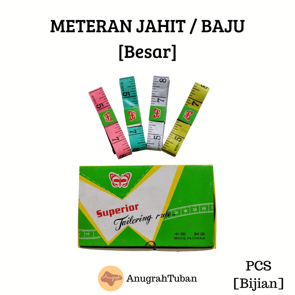 Jual Meteran Jahit / Baju / Metelin [Besar] | Shopee Indonesia