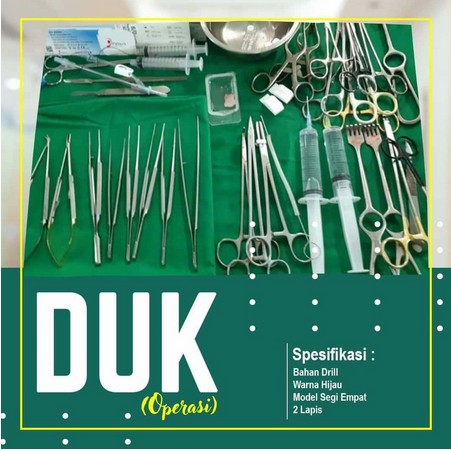 Jual Duk Operasi / Duk Steril / Duk / Operasi / Tatakan Alat Operasi ...