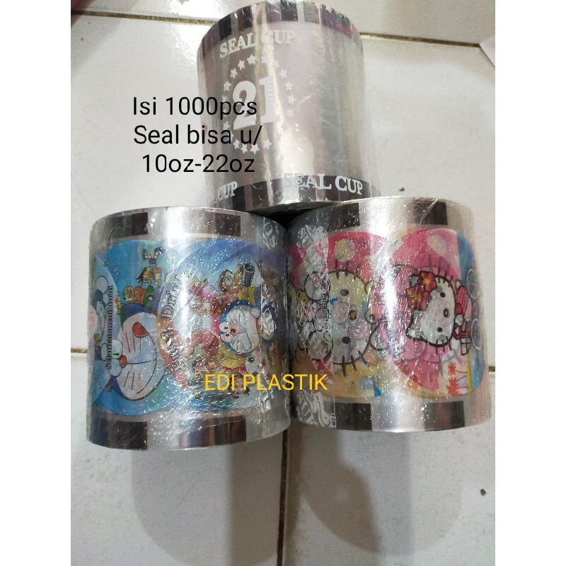 Jual Plastik Lid Sealer Cup Polos Kartun Buah /Lid cup sealer/ Seal Cup ...