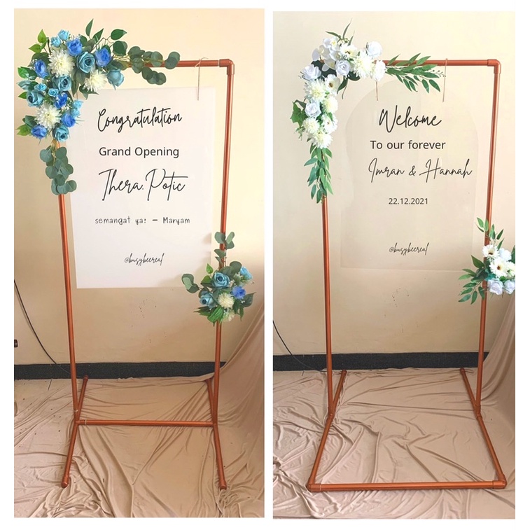 Jual DIJUAL PRELOVED PAPAN BUNGA WELCOME SIGN BOARD SIGN AGE PAPAN ...