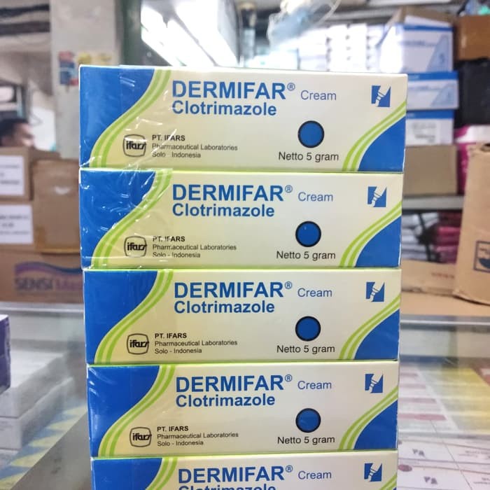 Jual Dermifar clotrimazole cream 5GR - handokosusanto | Shopee Indonesia