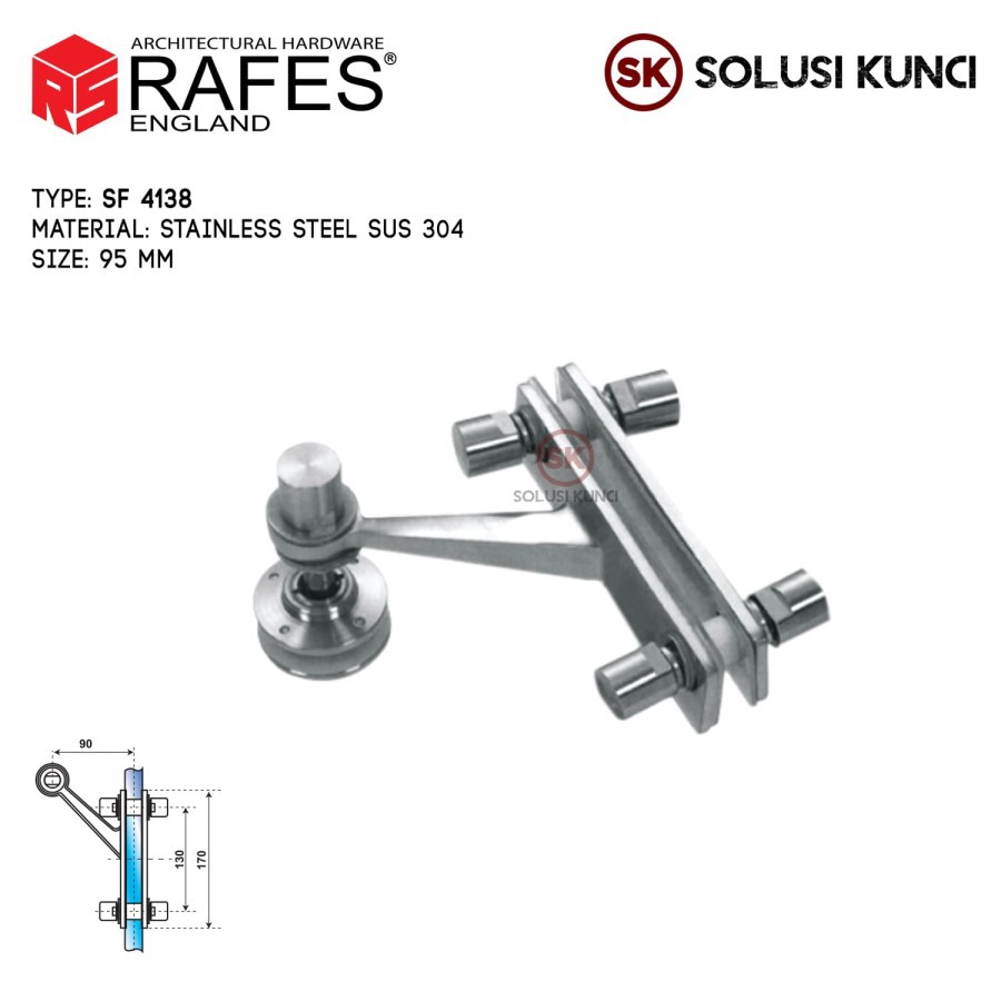 Jual Spider Fitting RAFES ENGLAND SUS 304 (SF 4138) | Shopee Indonesia