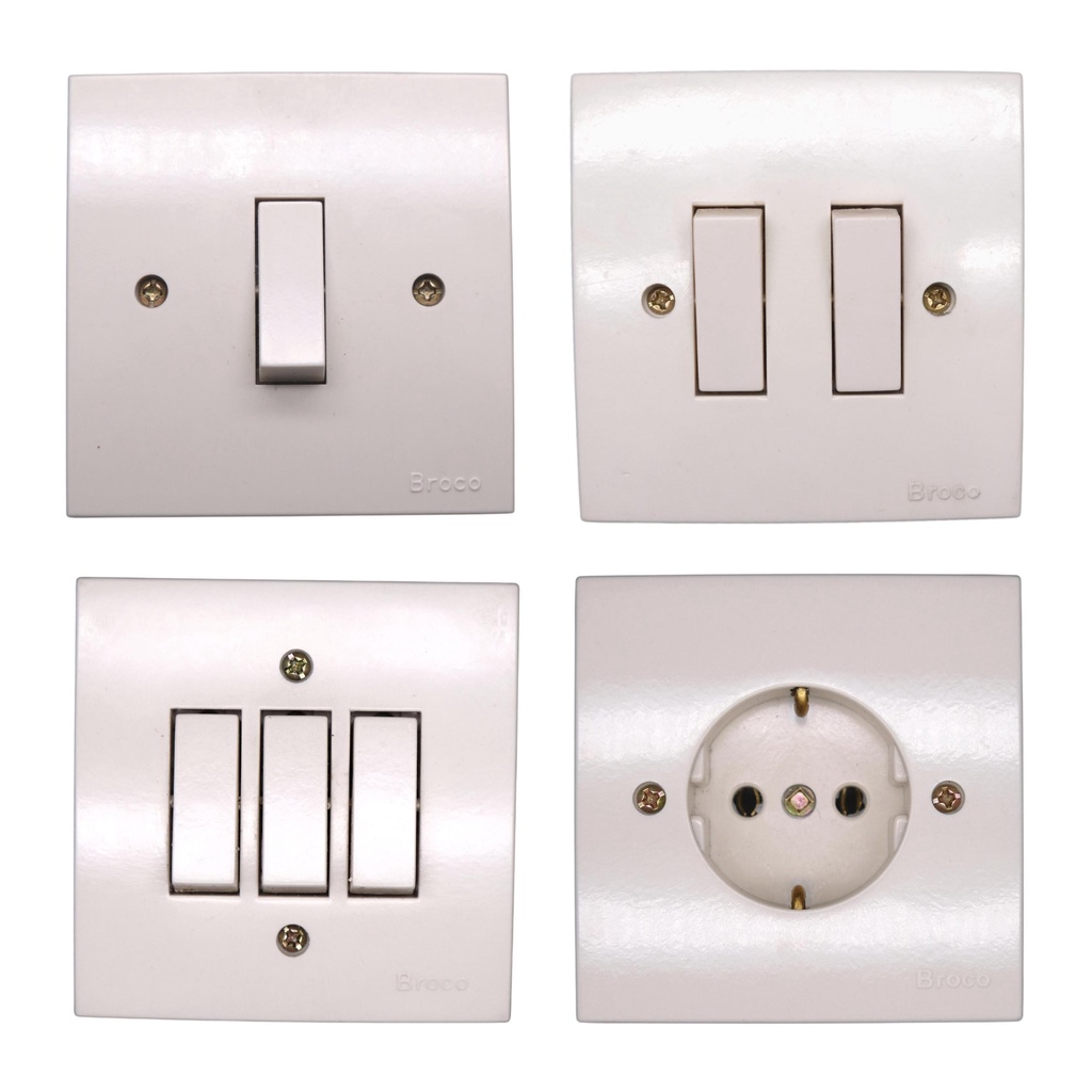 Jual Broco 6611 6612 6613 Saklar Stop Kontak IB Inbow Broco | Shopee ...