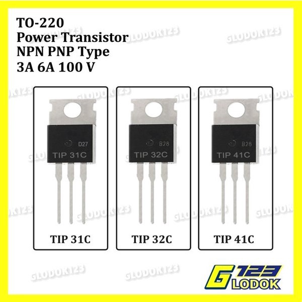 Jual Transistor Switching Power Amplifier TR TIP 31 32 41 42 C NPN PNP | Shopee Indonesia