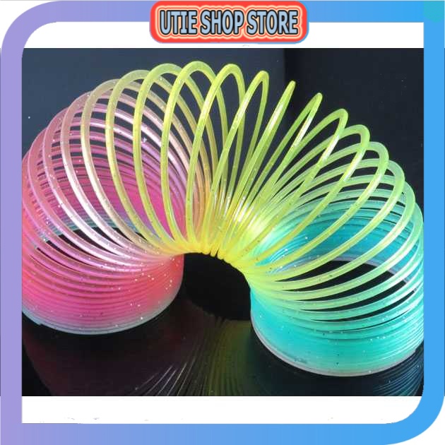 Jual USS - Qixing Toys Slinky Spring Rainbow Mainan Per - MCS8709 ...