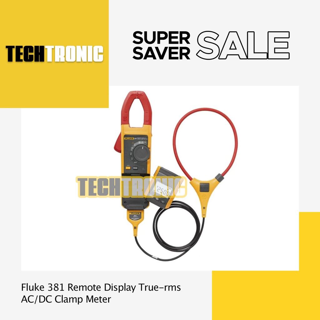 Jual Fluke 381 Remote Display True-rms AC/DC Clamp Meter - TECHTRONIC ...