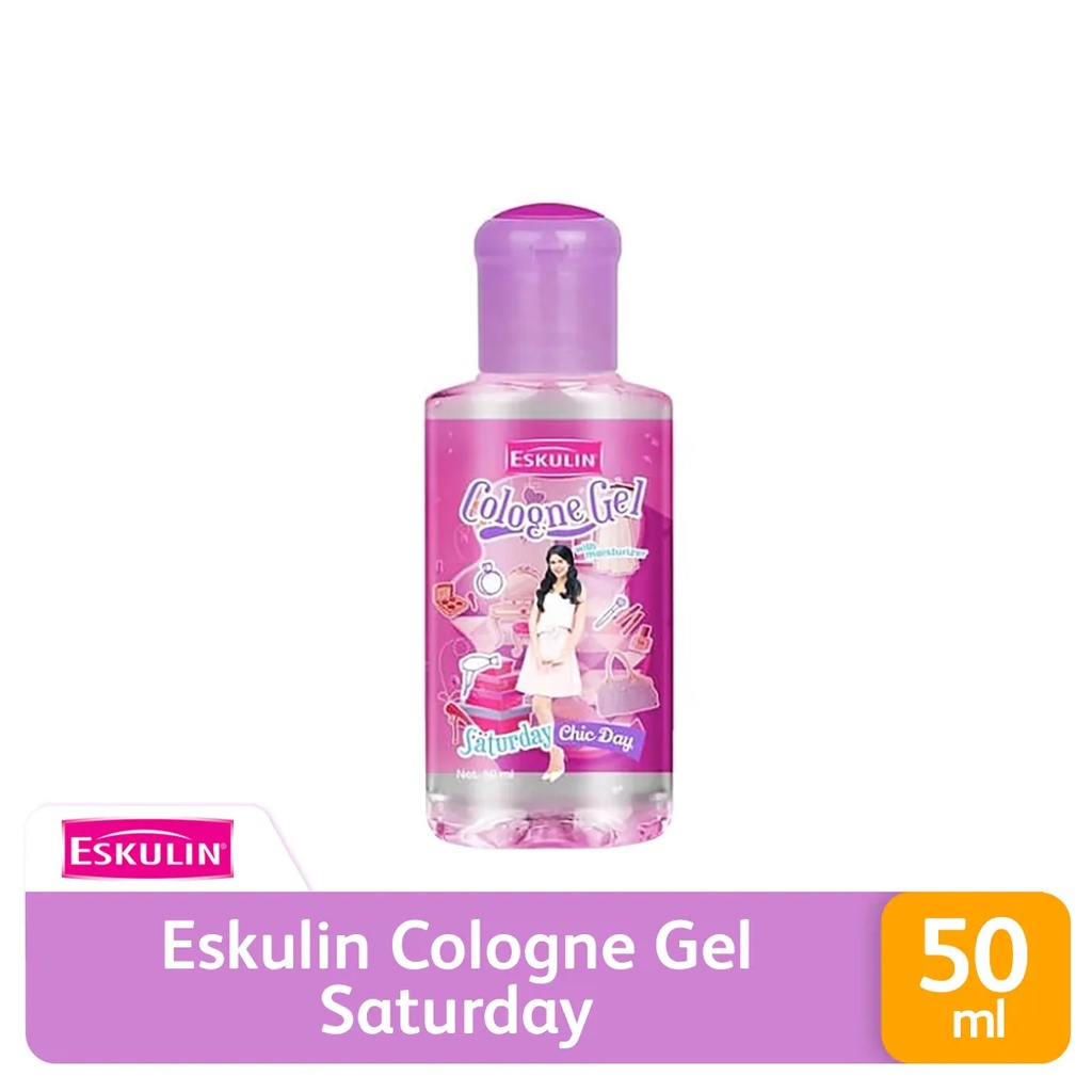 Jual Eskulin Cologne Gel Saturday Bottle 50mL | Shopee Indonesia