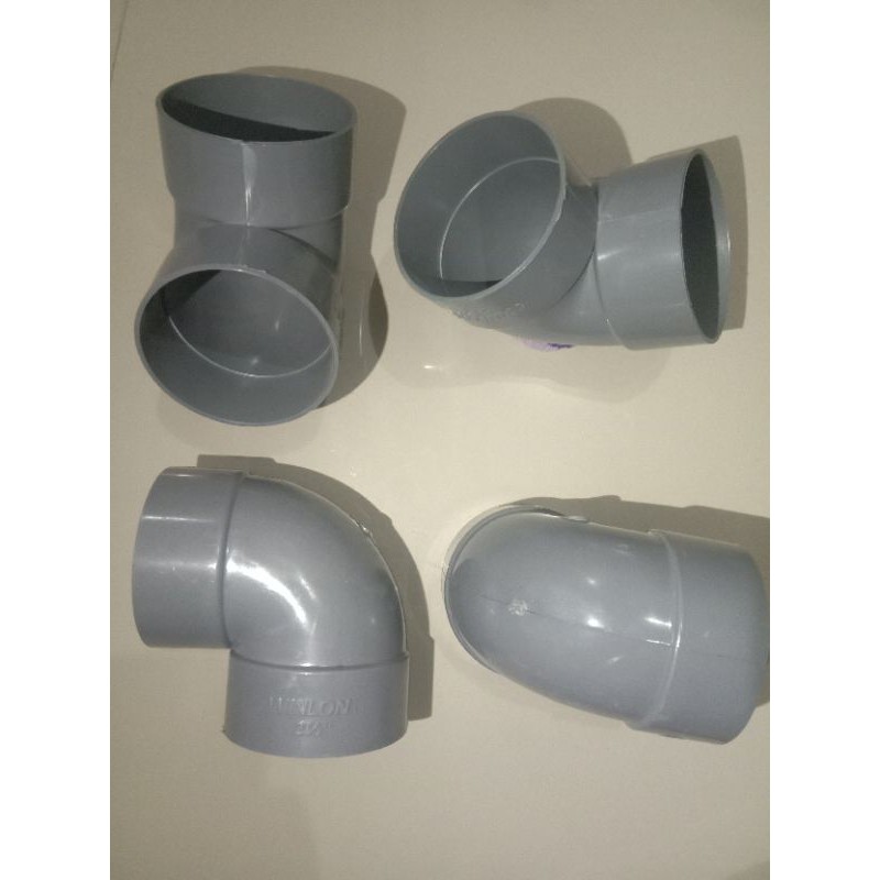 Jual Sambungan Pipa PVC Lengkung / Knee 2,5 inch Winlon | Shopee Indonesia