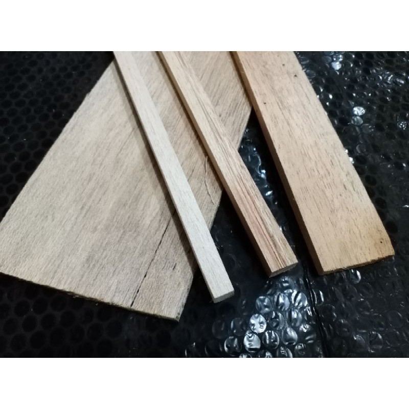 Jual Kayu jati putih 5mm x 20mm kayu keras untuk maket arsitek DIY ...