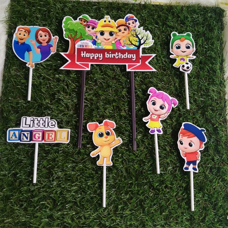 Jual Topper Cake little angel Hiasan kue ulang tahun happy birthday ...