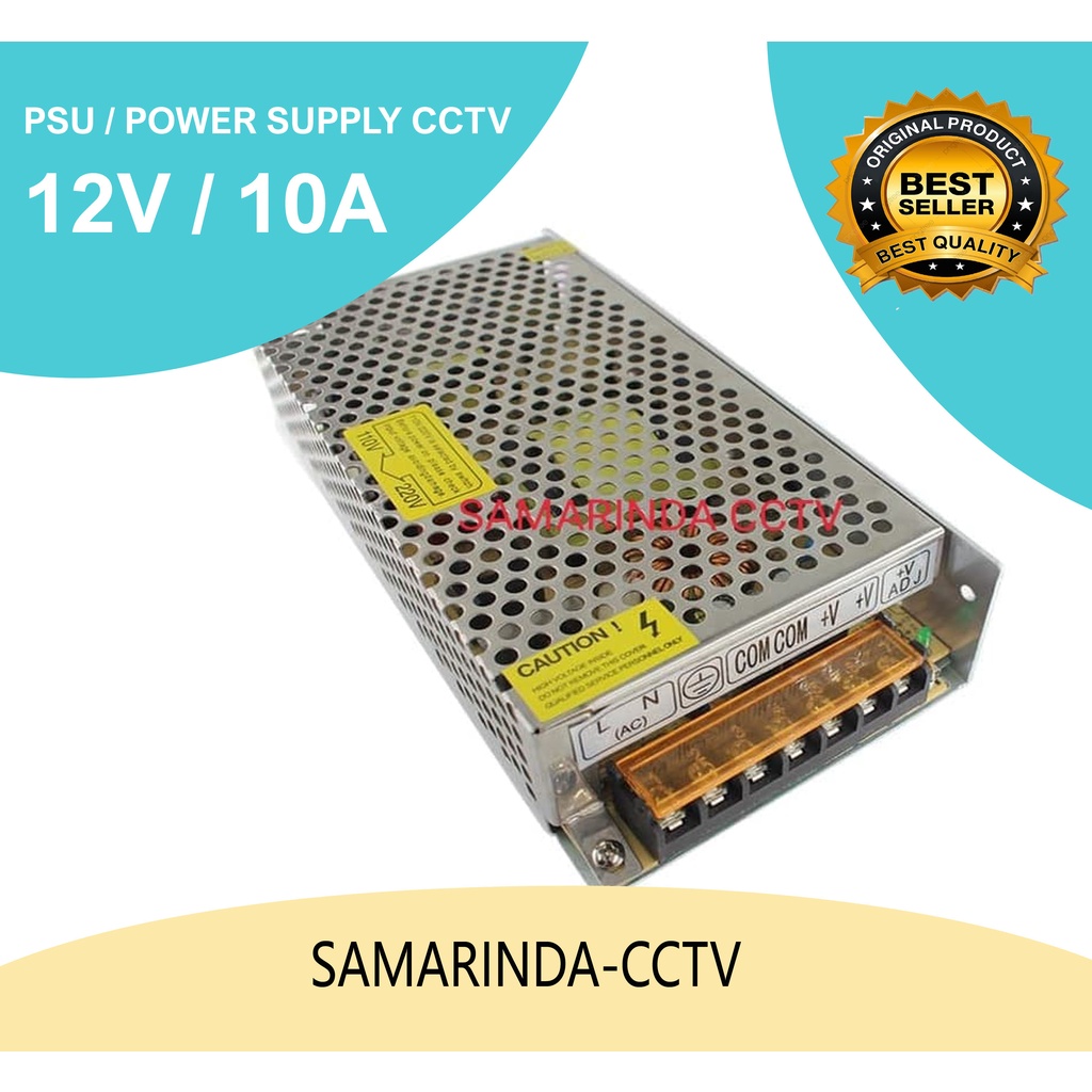 Jual POWER SUPPLY JARING CCTV 12V / 10A ( ADAPTOR CENTRAL ) | Shopee Indonesia