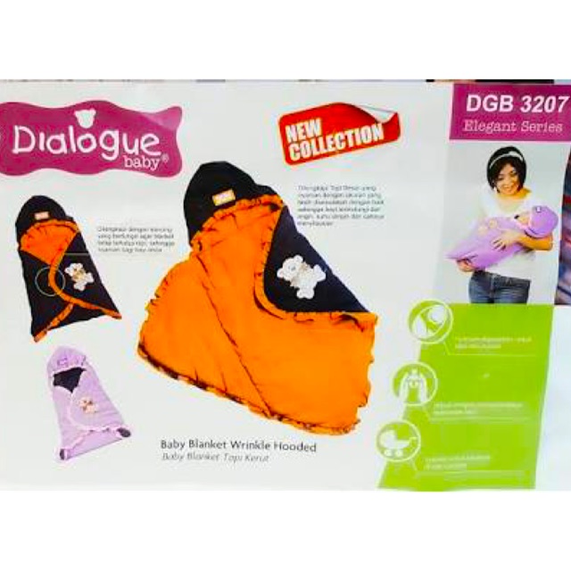 Jual Dialogue baby blanket (slimut instan) | Shopee Indonesia