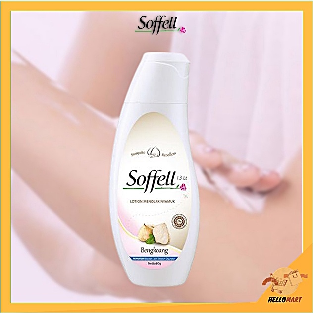 Jual ORIGINAL Soffell Botol Bengkoang Lotion 60gr / Soffel Anti Nyamuk / HELLOMARTID | Shopee ...