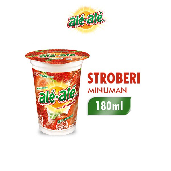 Jual Ale-ale Strawberry 180 ml | Shopee Indonesia