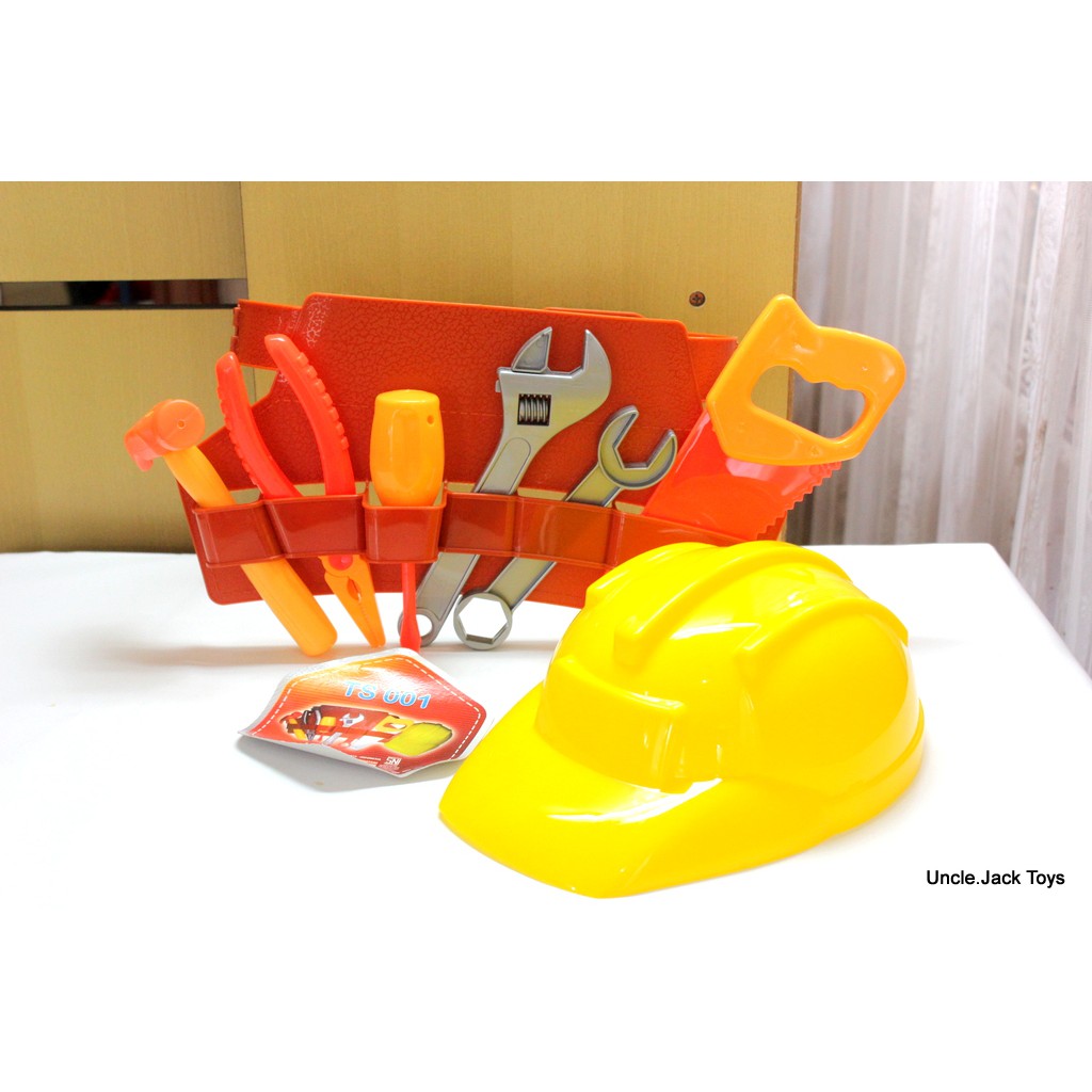 Jual Mainan Anak - Mainan Alat Perkakas Tukang - Tools Set Plus Apron ...