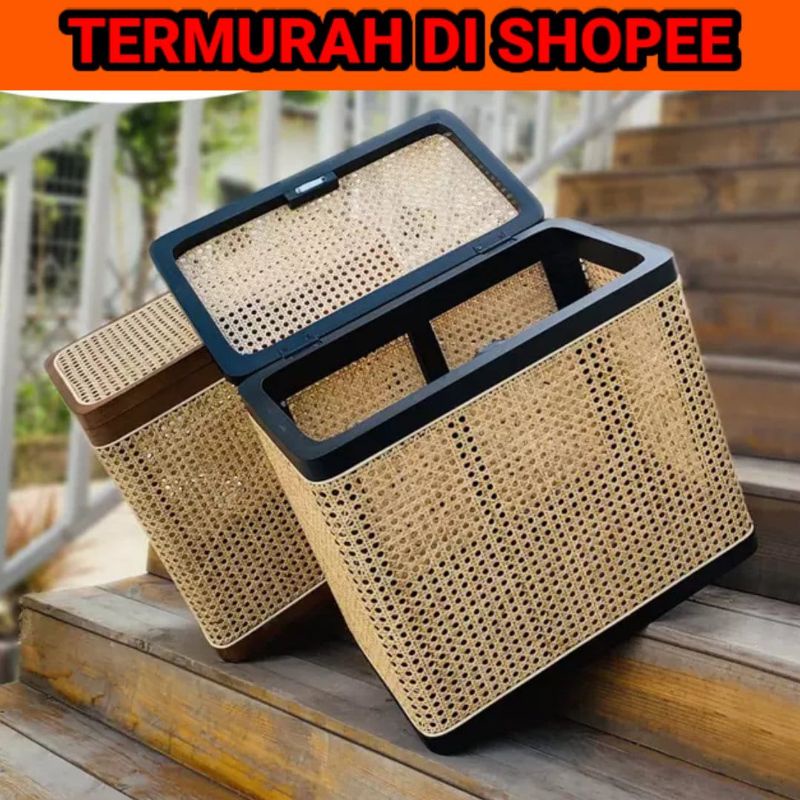 Jual Nisacans.id - Box Storage Serbaguna Rotan/Kotak Penyimpanan Rotan ...